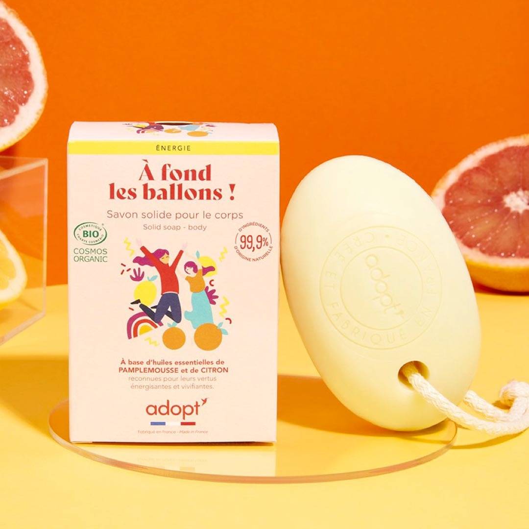 Solid soap for hands and body