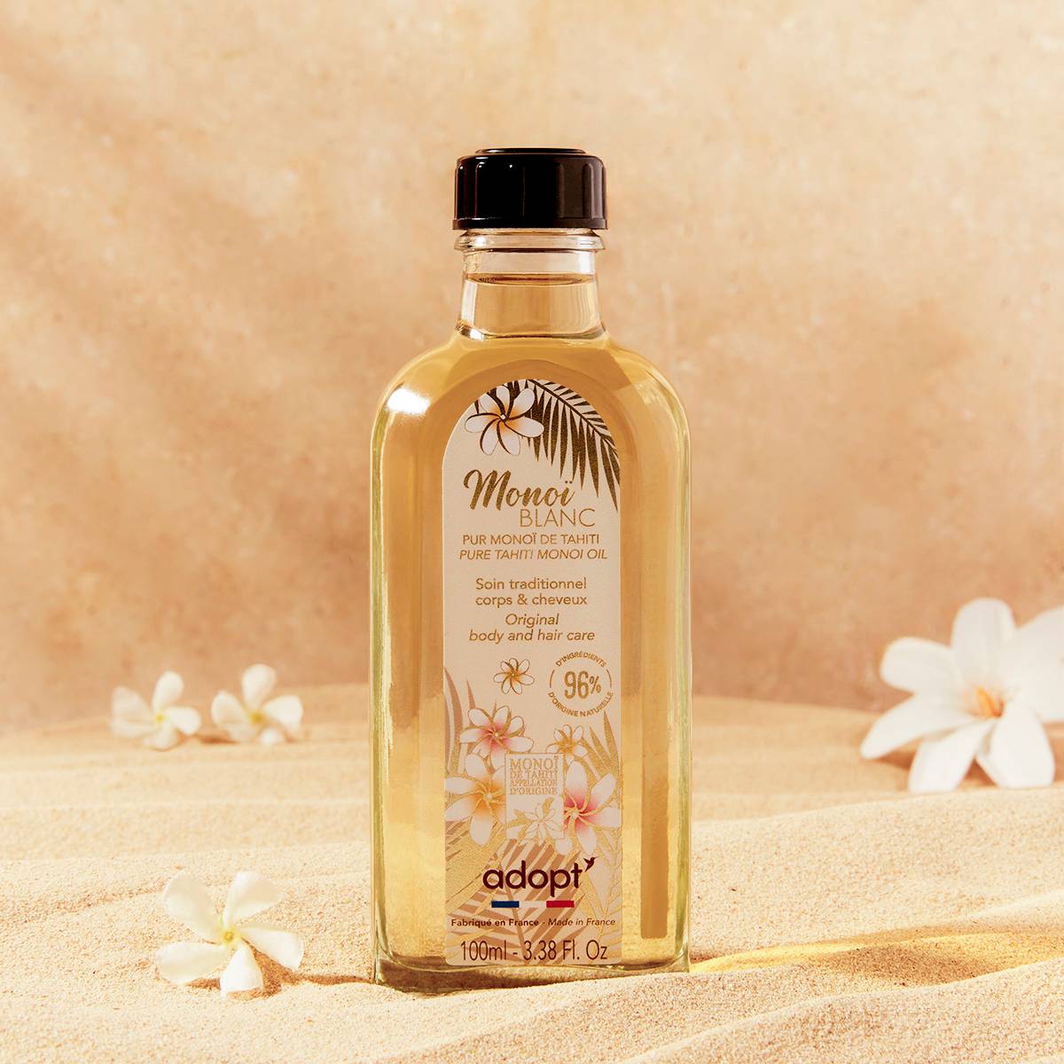 Monoï blanc Pur monoï de Tahiti 100 ml