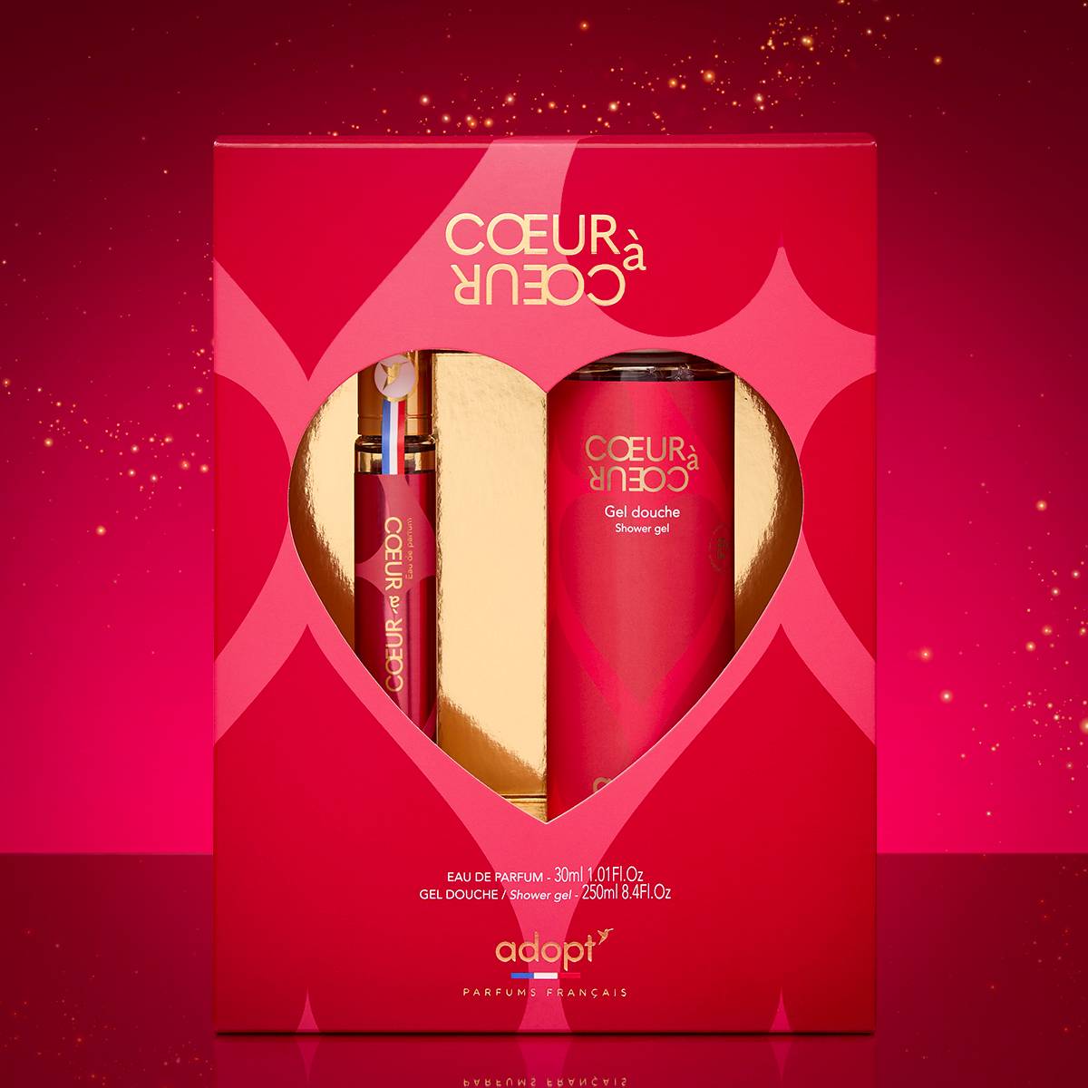 Coeur à coeur - Coffret eau de parfum 30 ml + gel douche 250 ml