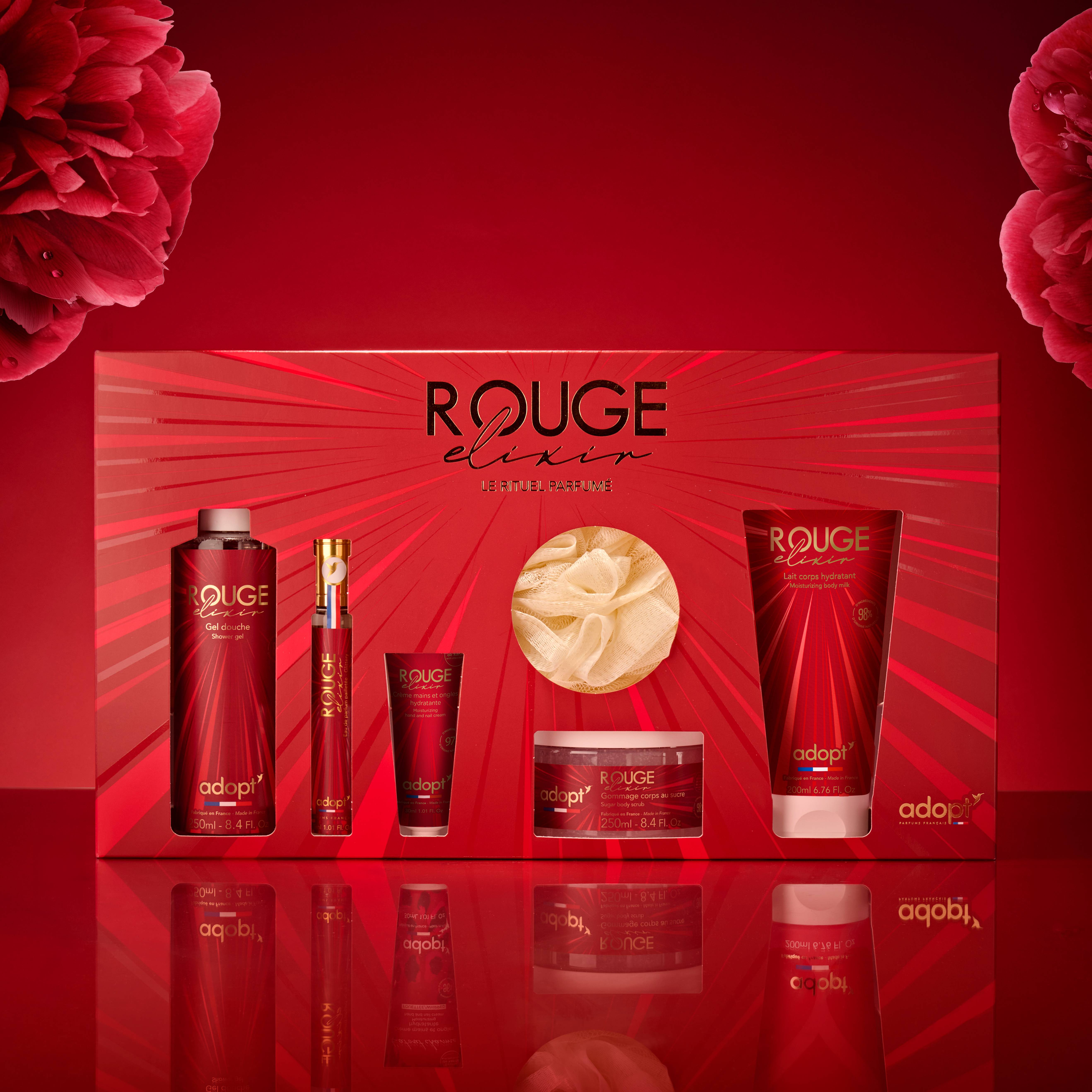 Rouge Elixir - Coffret maxi eau de parfum Rose Diamant 30 ml + gel ...