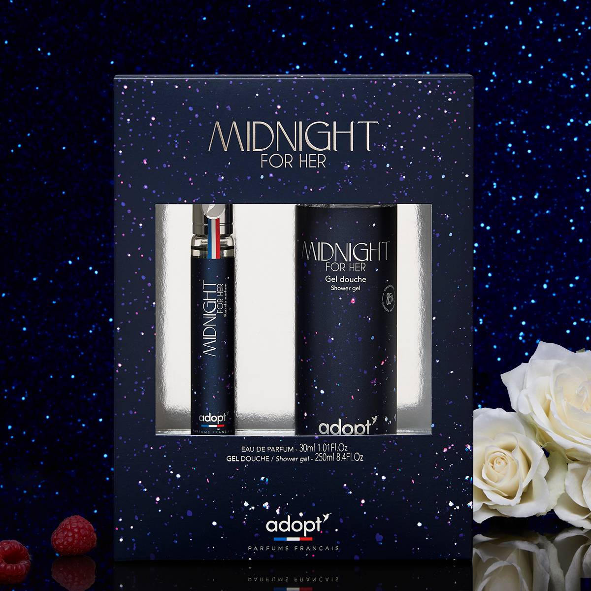 Coffret Eau de parfum 30 ml + Gel douche 250 ml - Midnight for Her