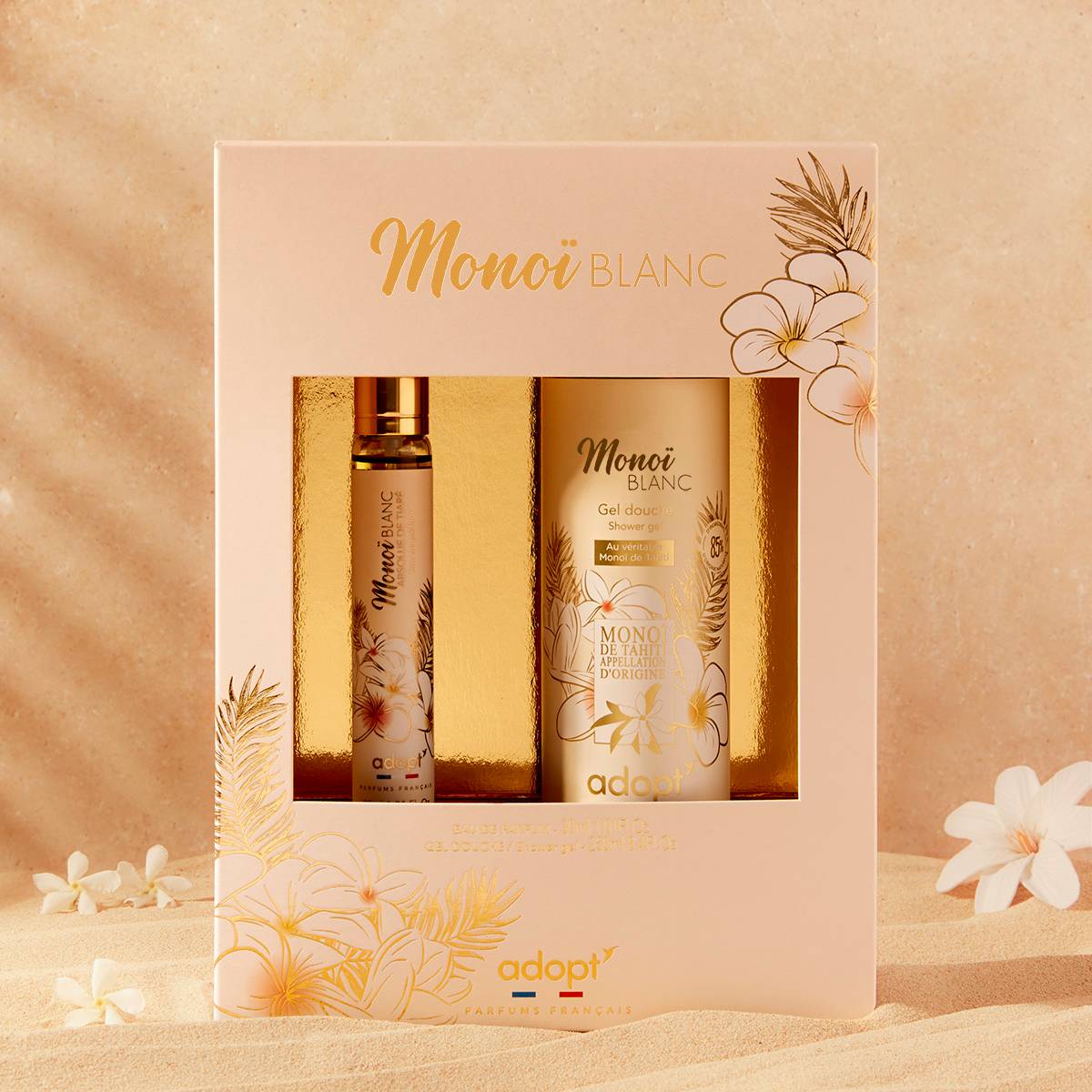 Monoï Blanc - Coffret eau de parfum 30ml + Gel douche 250ml
