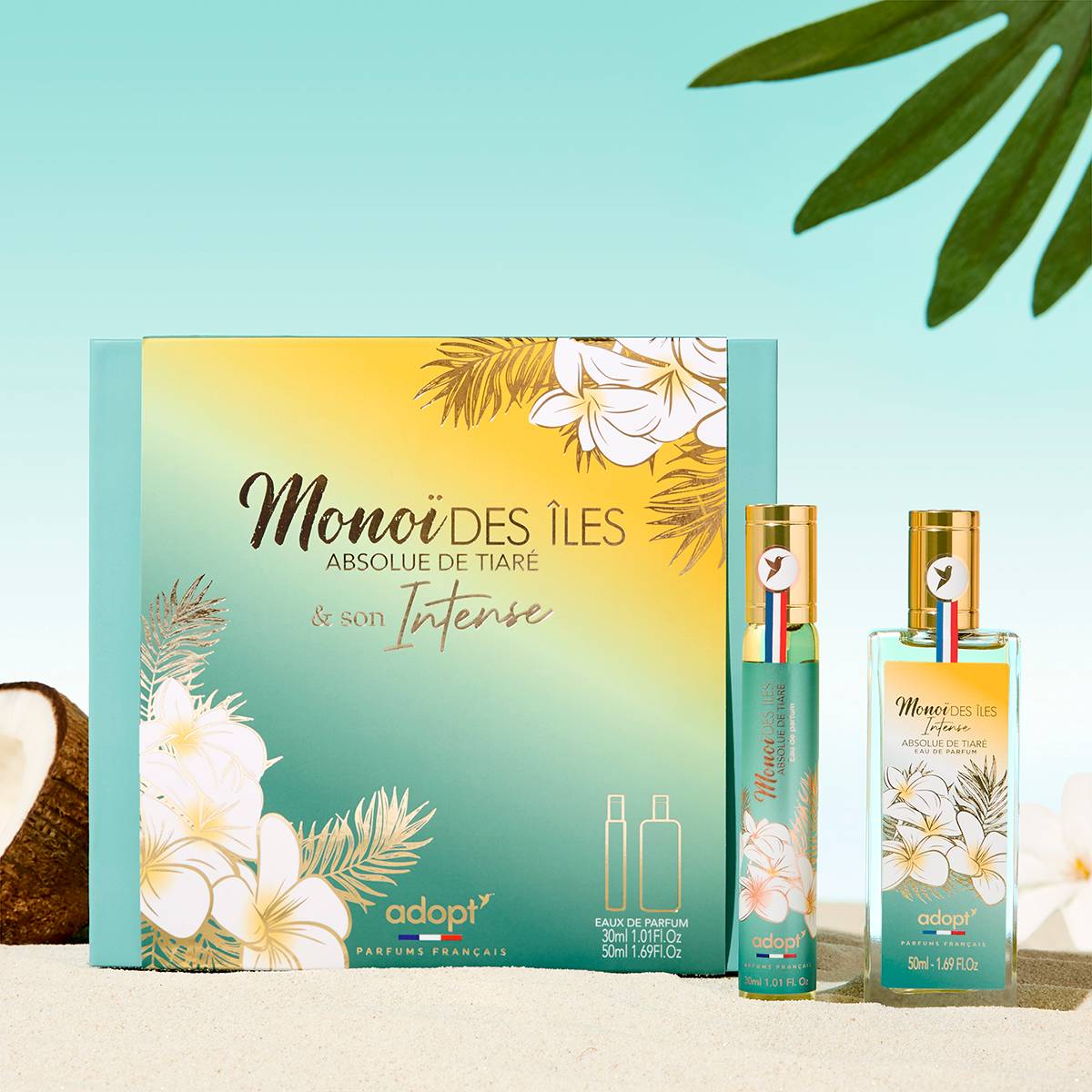 Monoï des Îles Intense - Coffret Eau de parfum 30ml + 50ml intense