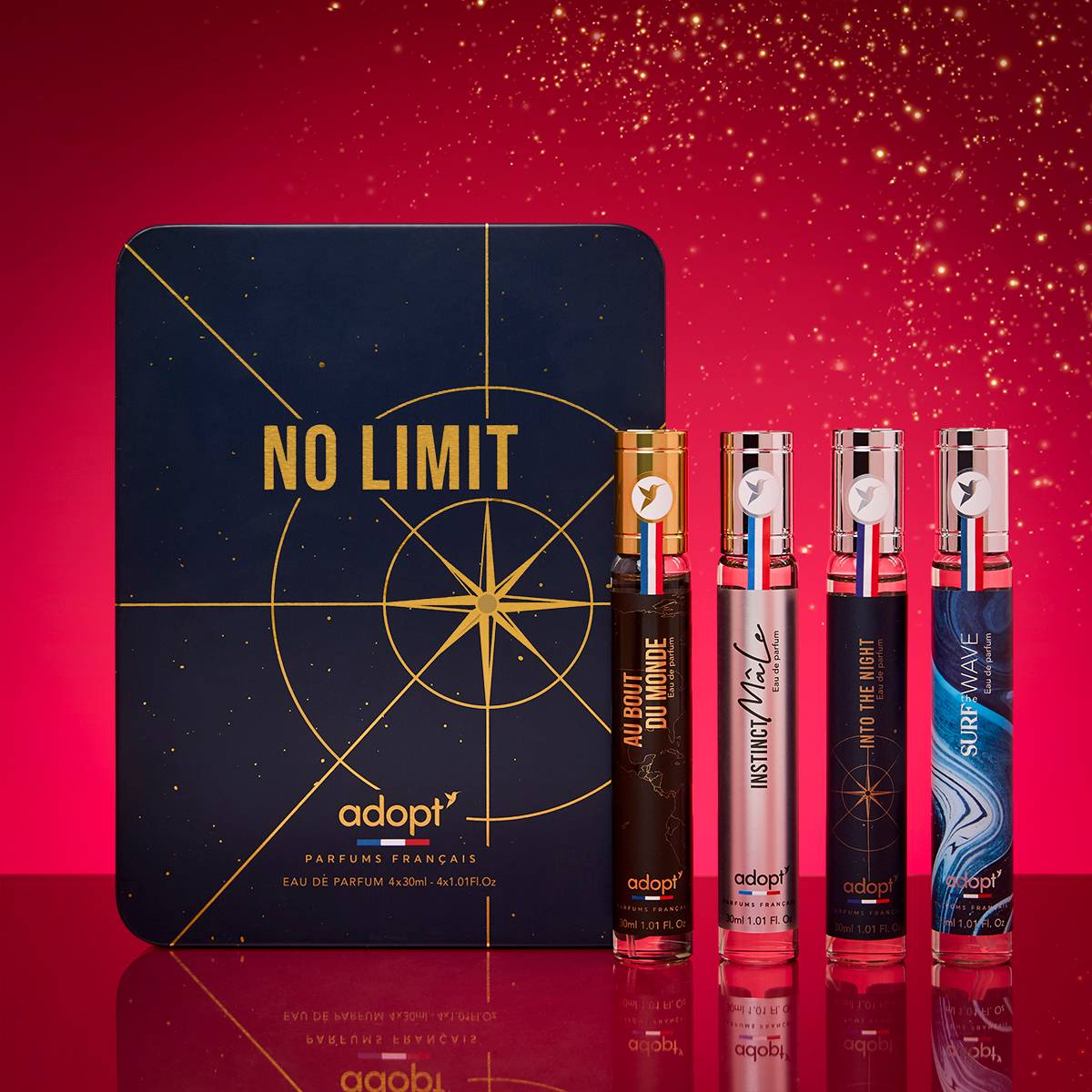 No Limit - Coffret 4 x eaux de parfums 30 ml