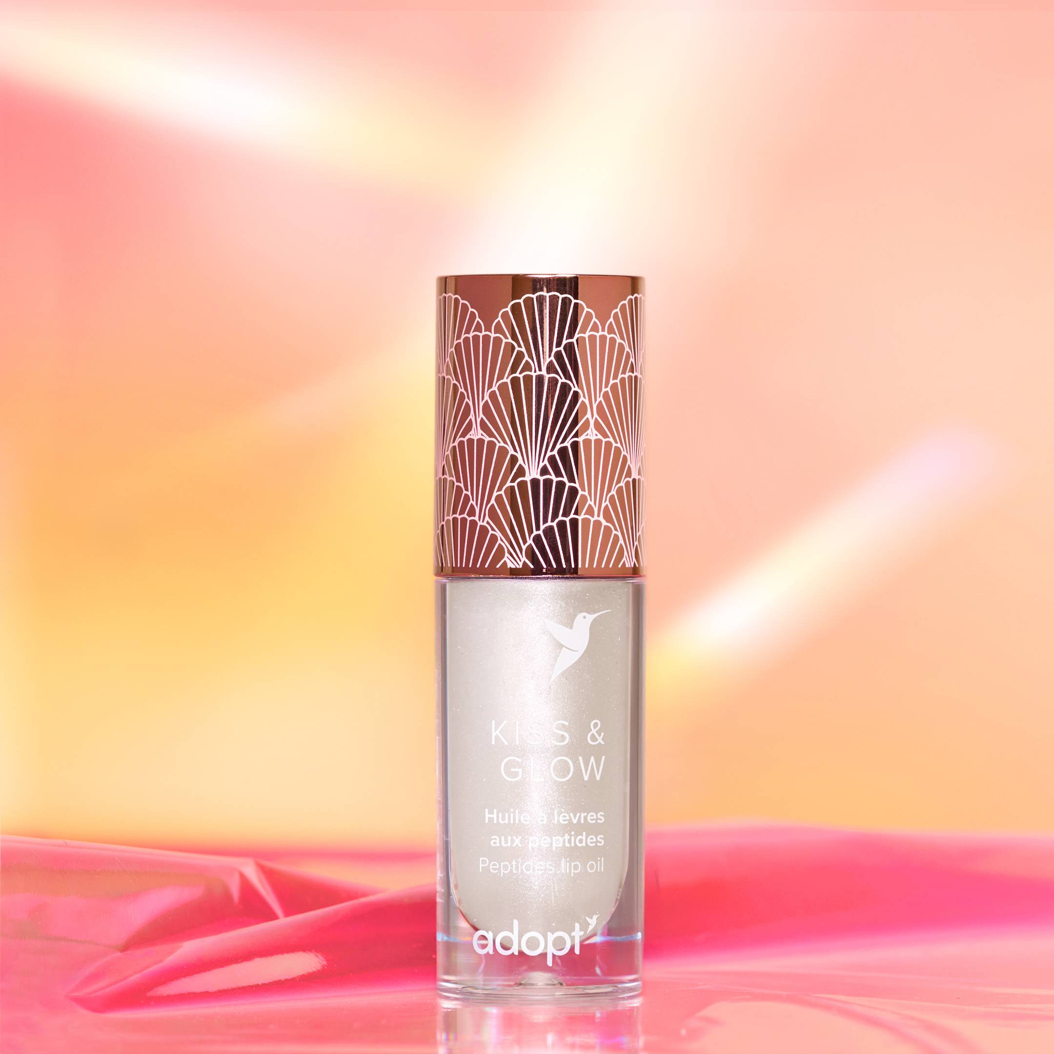 KISS & GLOW - Huile à lèvres aux peptides
