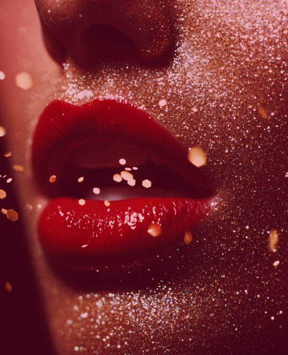 Eau de parfum pailletée Rouge Envoûtant - Adopt Parfum